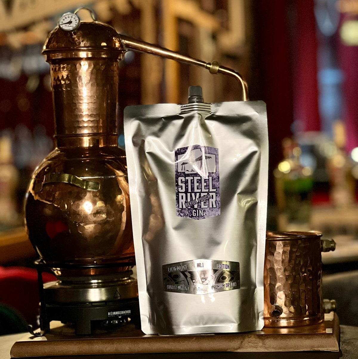LOCOMOTION NO1 GIN 70cl Pouch – Steel River Drinks Shop