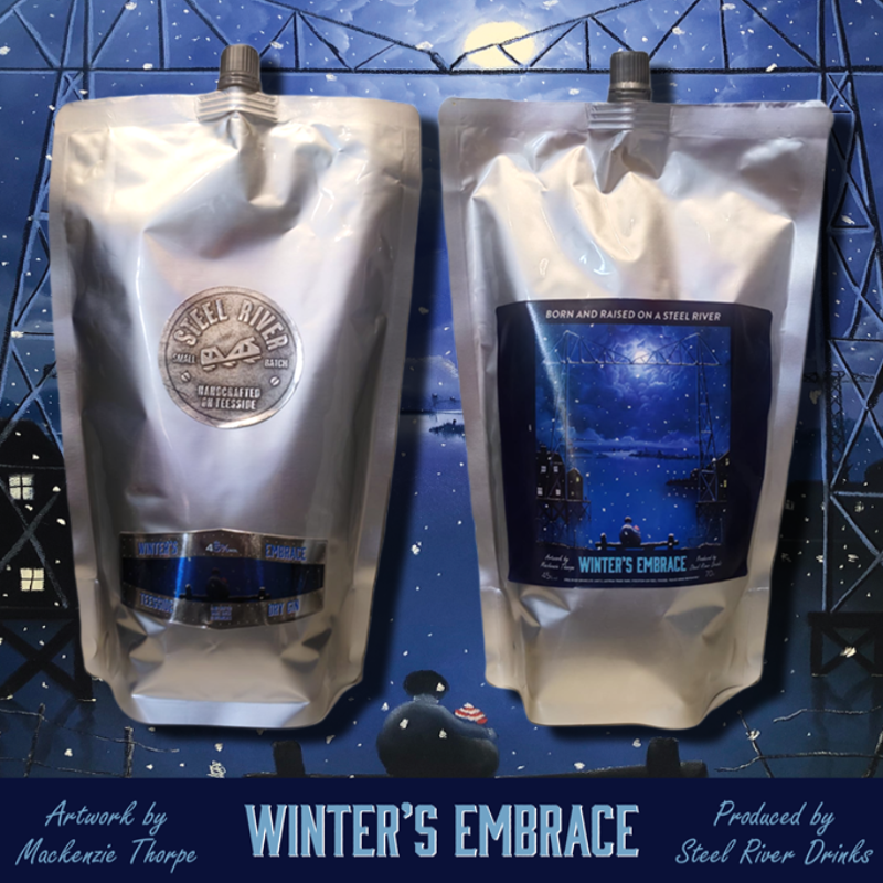WINTERS EMBRACE GIN 70cl Pouch – Steel River Drinks Shop